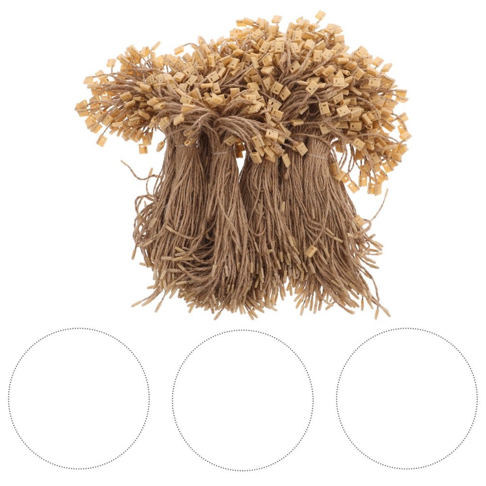 1000 Pcs Wrapping Rope Jewellery Making String Garment Hanging Tags ...