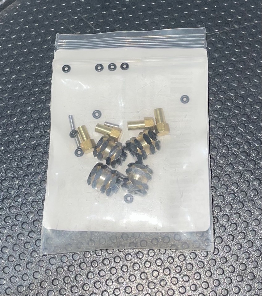 (4pcs) Brass Extended Wheel Weights Hex Adapter/Extension (7mm) for ...