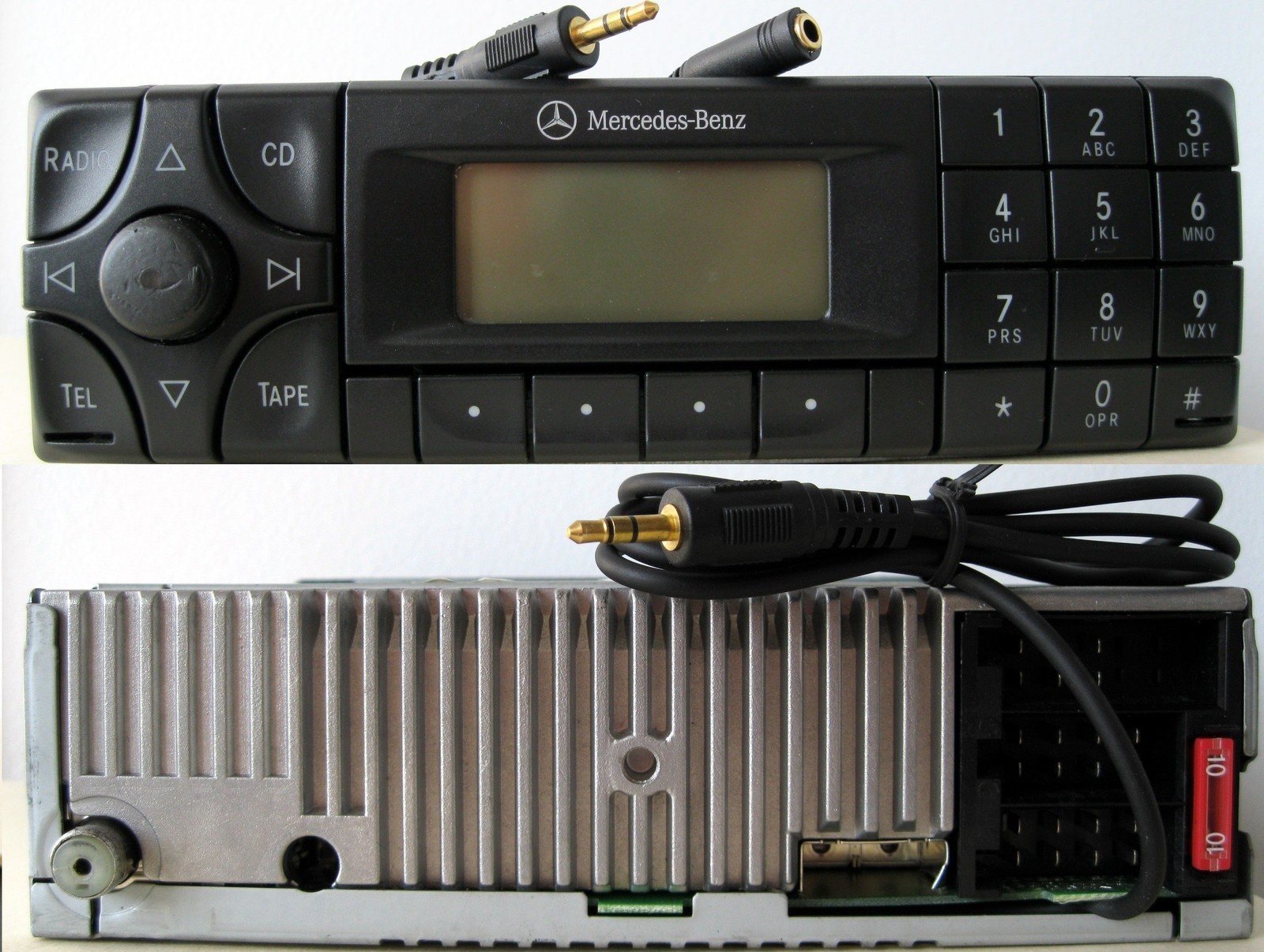 Mercedes Radio AUX Input Adapter Stereo Head Unit Auxiliary MP3 Becker ...