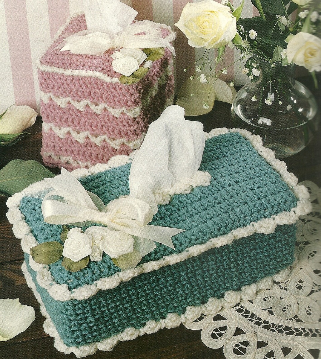 Crochet Kleenex Box Cover Pattern