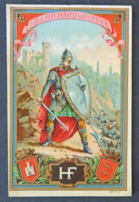 Antique 1870 FIL A RICHARD SANS FEAR HF thread label label label 20 | eBay