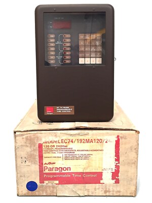 AMF Paragon EC74/192MA Time Clock Programmable Four Circuit Channel | eBay