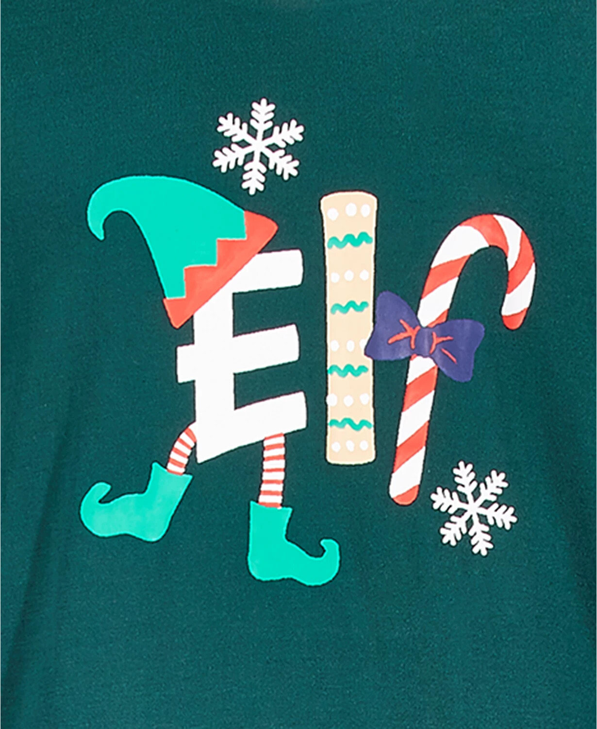 Family PJs Kids Size 6-7 Green Elfing Merry 2PC Family Pajama Set ...