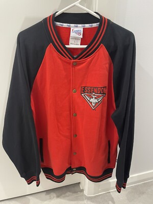 Essendon Bombers AFL Bomber Jacket Mens Size Large Vintage Style | eBay ...
