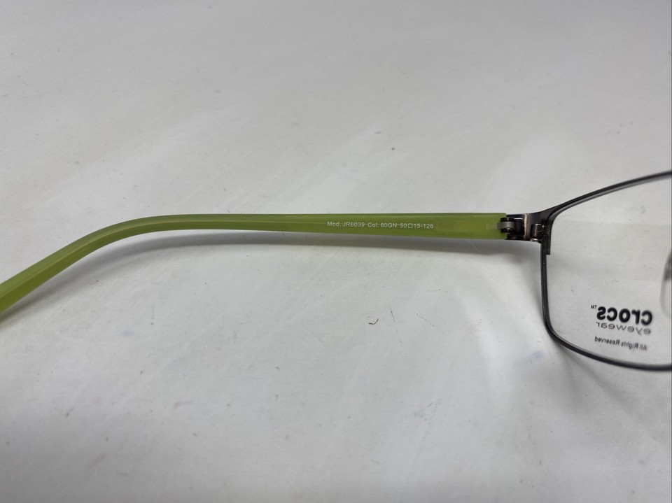 Crocs Eyewear Mod.JR6039 Col.80GN 50-15-126 Green/Gray Eyeglasses Frame ...