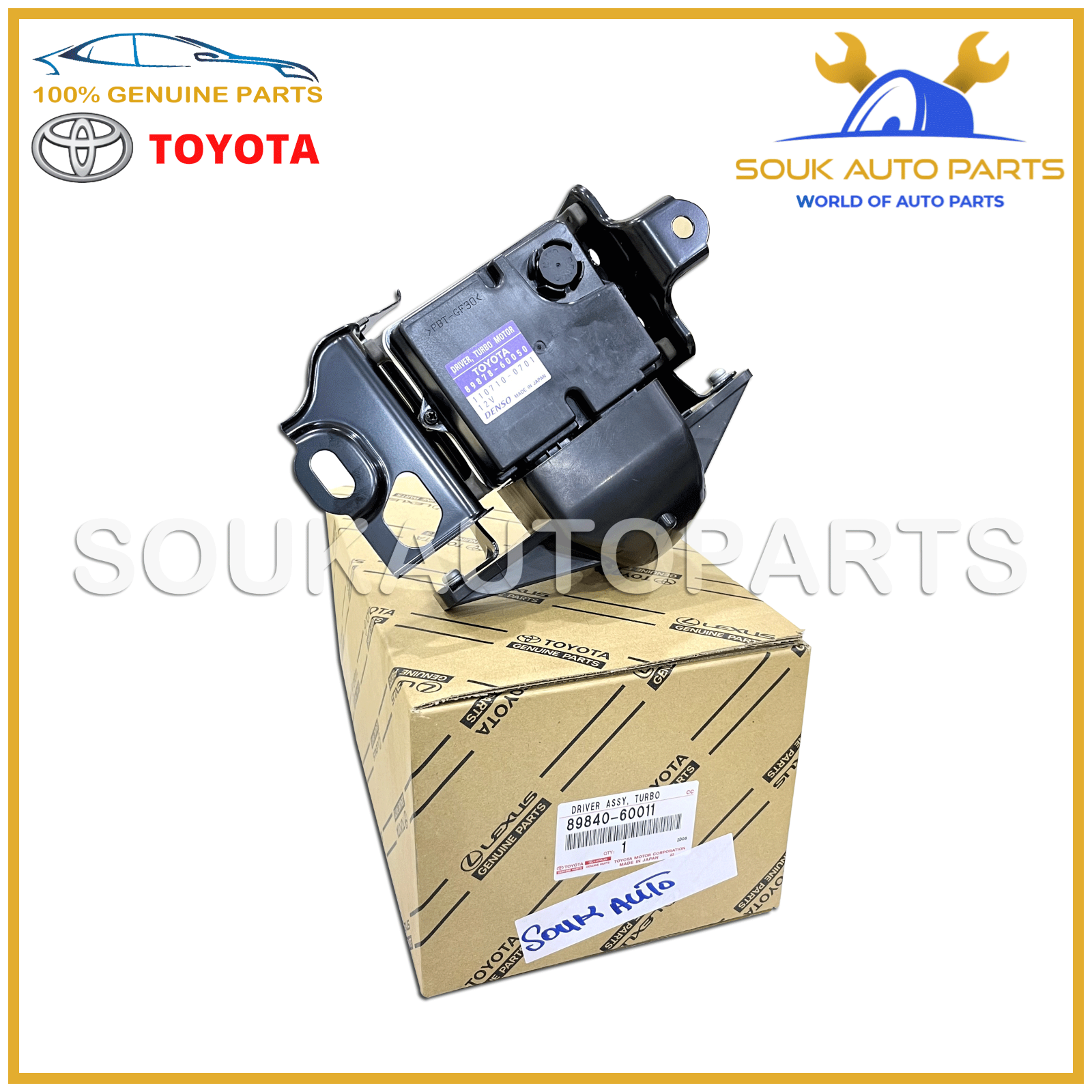 89840-60011 Genuine Toyota DRIVER, TURBO MOTOR 8984060011 OEM | eBay