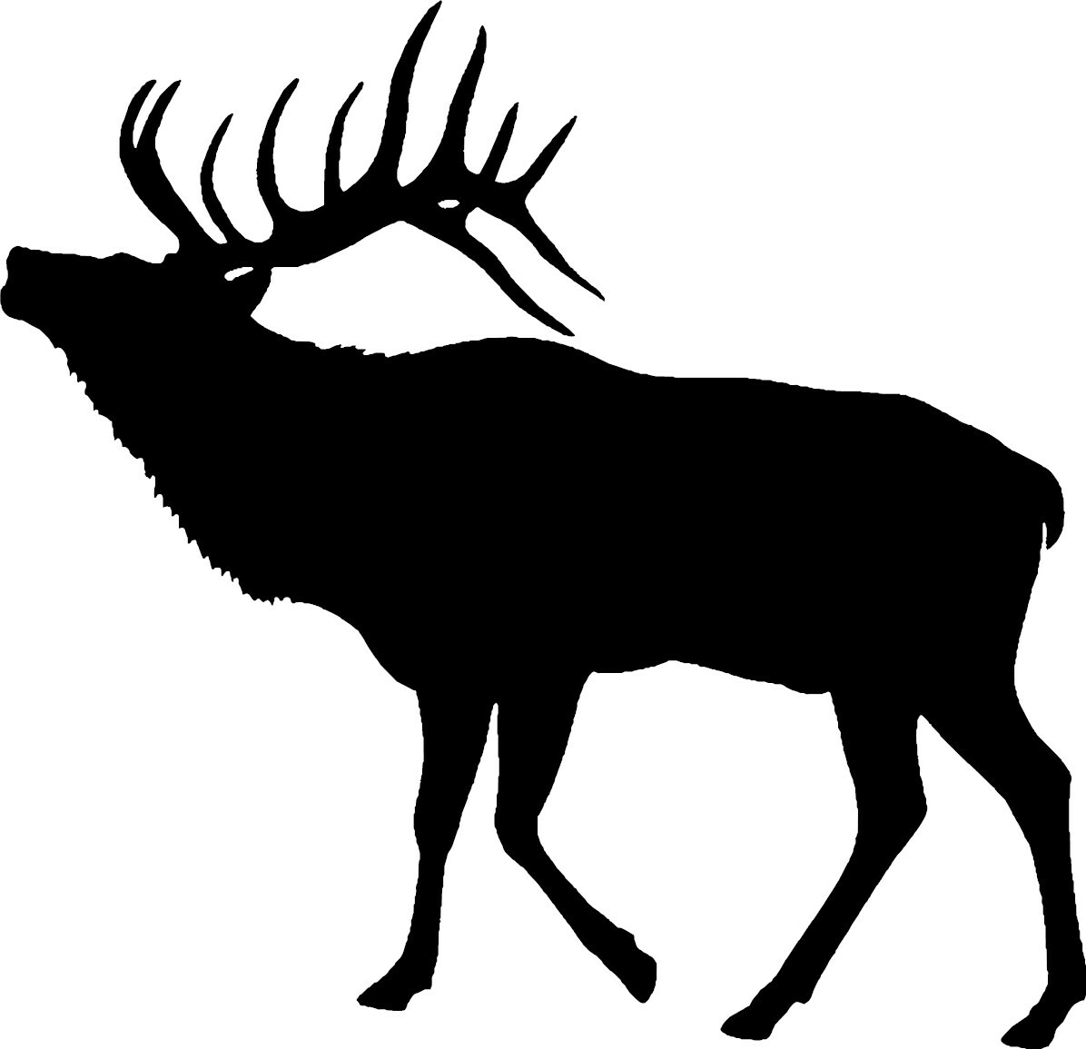 Bugling Bull Elk Decals
