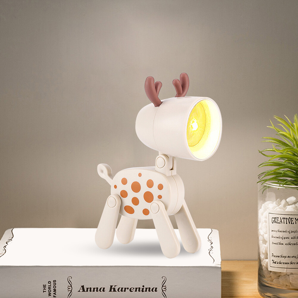 LED Nightlight Folding with Ears Creative Mini Cute Pet Light for ...