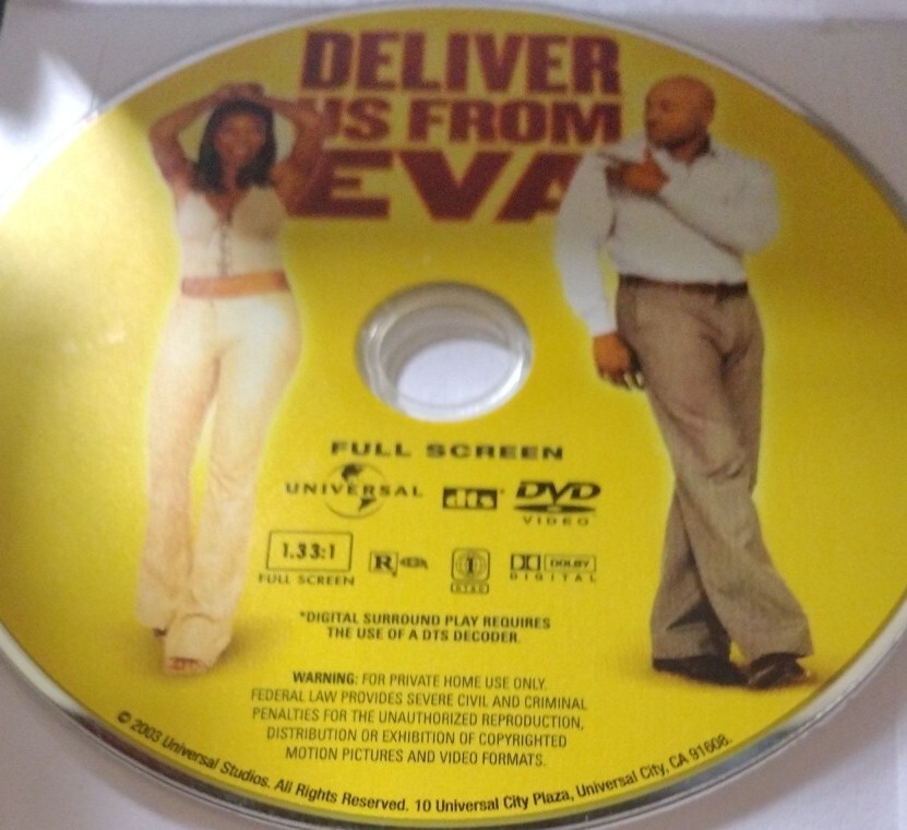 Deliver Us from Eva (DVD disc only, 2003) full screen, LL Cool J ...