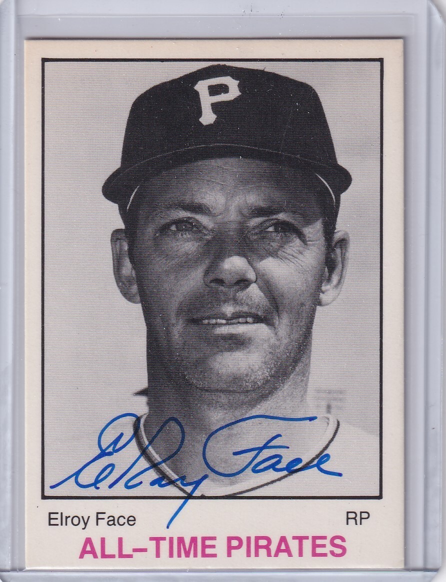 1983 TCMA #11 ELROY FACE HAND SIGNED AUTOGRAPH PIRATES 8263 | eBay