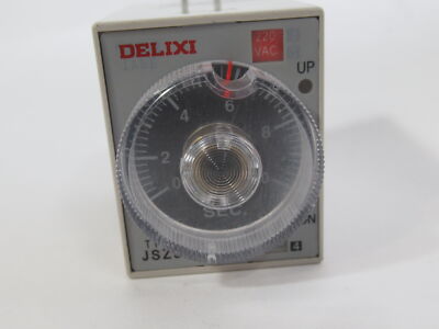 Delixi JSZ3A-B Time Delay Relay 220VAC 0-10Sec. 8-Pin NOP | eBay