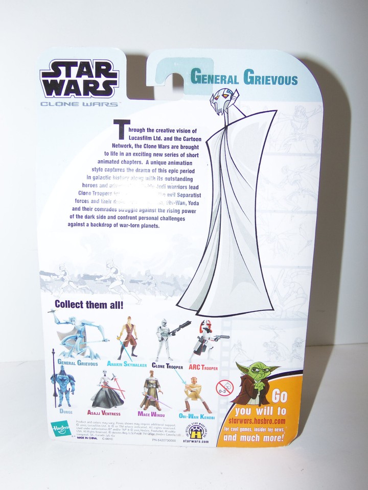 Star Wars The Clone Wars General Grievous 2005 Animated Series Cartoon ...