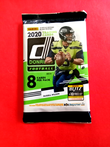 2020 Donruss Football 8 Card Pack | eBay