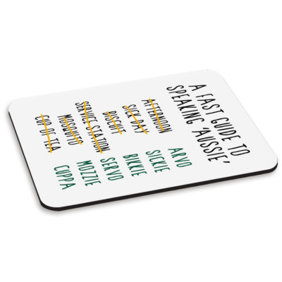 A Fast Guide To Speaking Aussie PC Computer Mouse Mat Pad - Australia ...