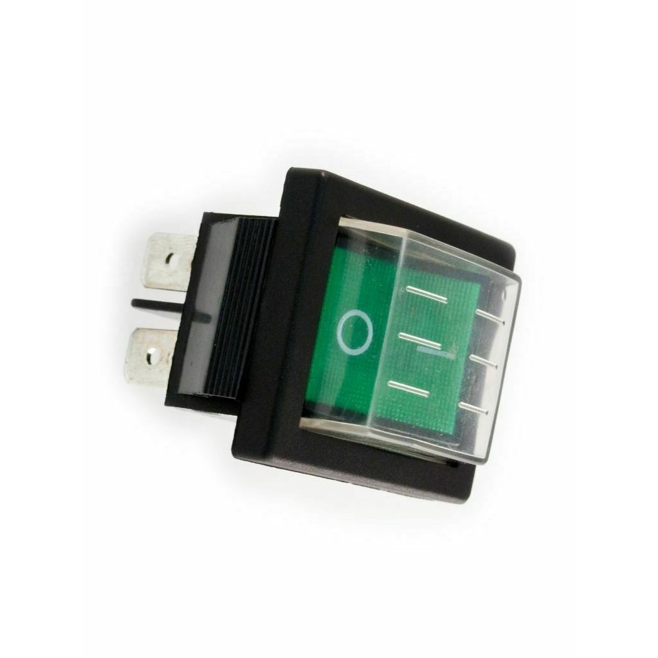 Appliances Rocker Switch With Waterproof Cover ON/OFF 4 Pins 16A 250VAC ...