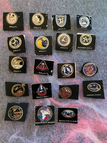 Lot De 19 Pins NASA Fusée Espace Satellites Pins APOLLO Collector | eBay