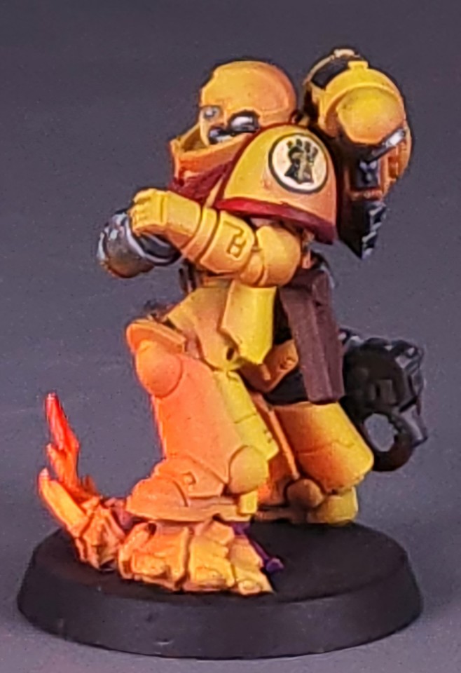 Pro Painted Combat Patrol Magazine Infernus Seargent Space Marine | eBay