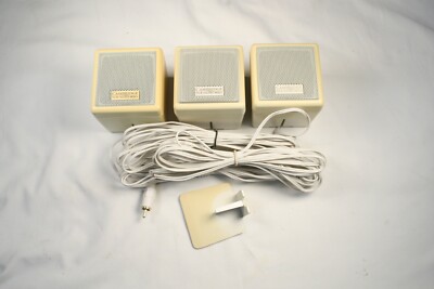 Cambridge Soundworks PCWorks Satellite Cubes 3x -White (Yellowed) | eBay