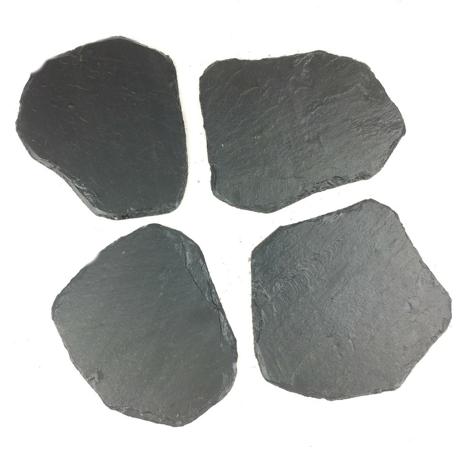 Flat SLATE Rock Pieces for Aquarium Fish Tank NATURAL Decoration ...