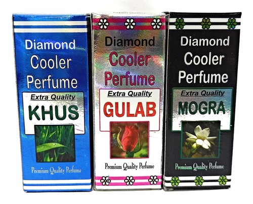 Cooler Perfumes Khus Gulab Mogra With Free Dropper 22ml Each 3 Pc ...