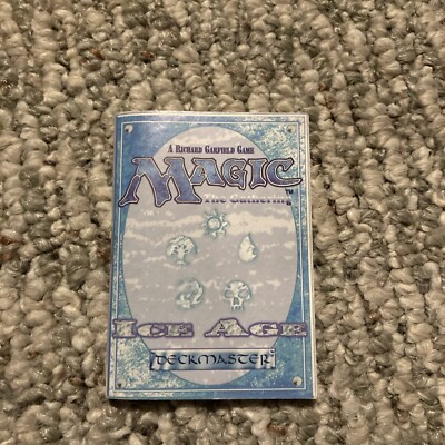 Magic The Gathering Ice Age Strategy Guide Deck Insert Manual | eBay