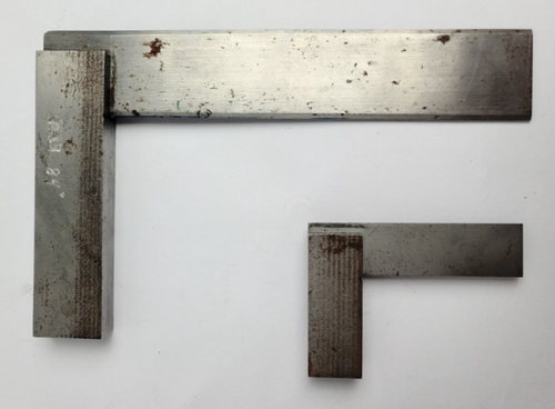 Starrett Beveled Edge Square 55 in Wood Case With 6" Long Blade for ...
