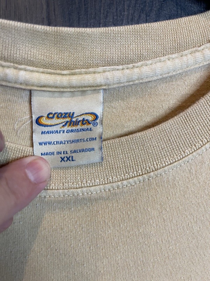 Vintage Key West Lager Brewing Company Double Sided Adult 2XL Beige ...