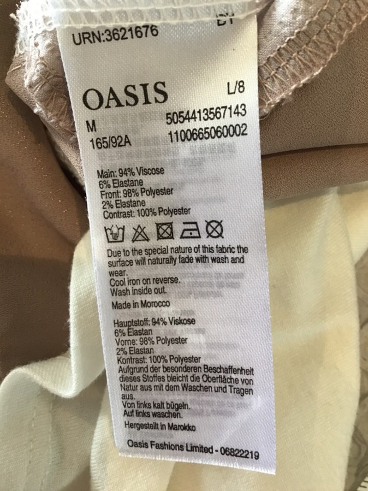 Oasis Ladies Top - Size - medium | eBay UK