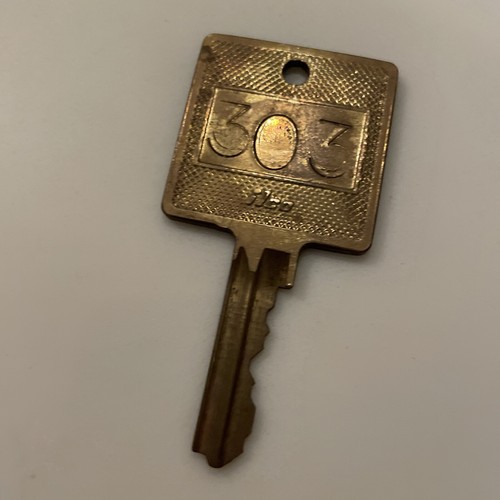 Vintage Heavy Ilco Hotel / Motel Key - Room 303 | eBay