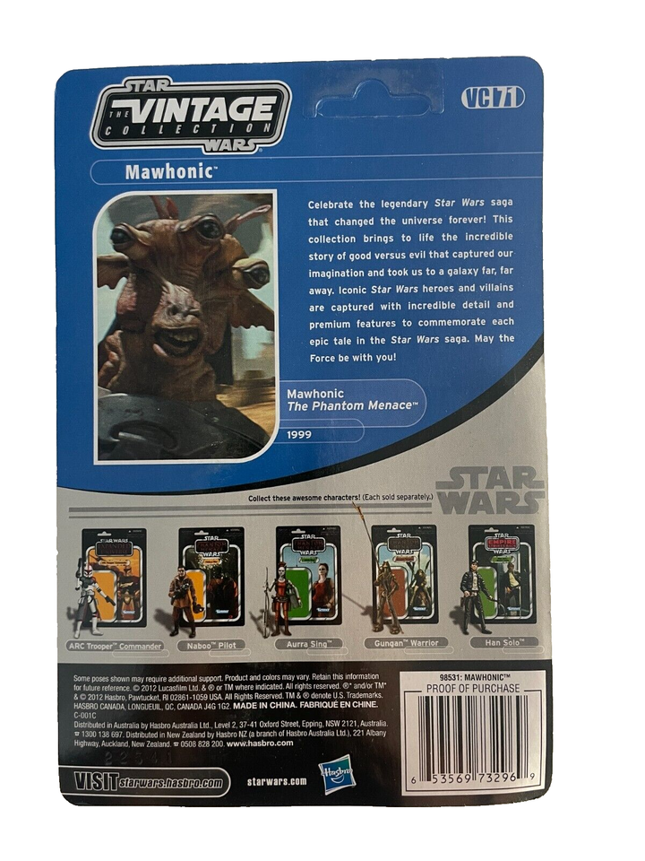 Star Wars The Phantom Menace Wars Mawhonic | eBay