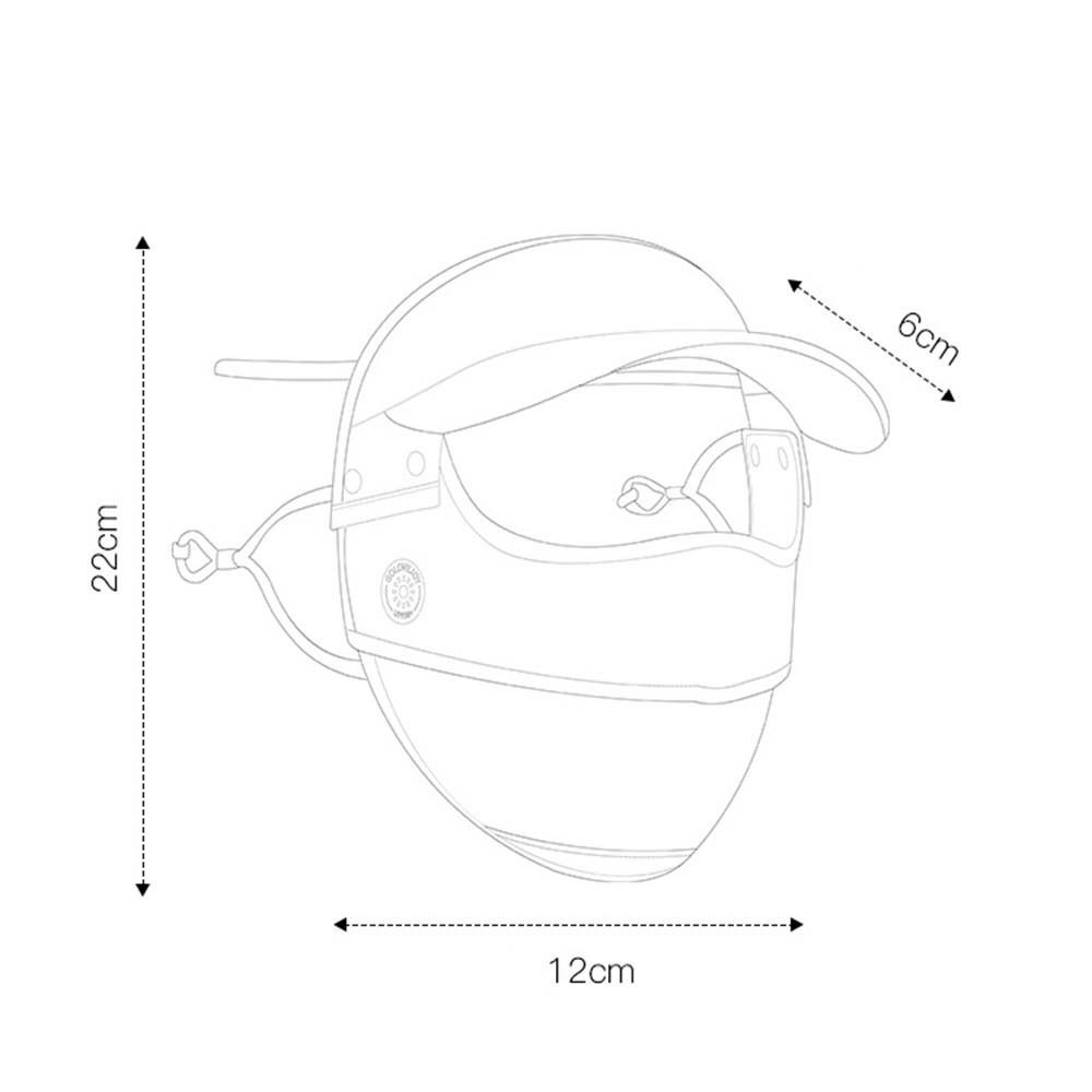 Anti-UV Sun Proof Breathable Sports Hat Ice Silk Bib Neckline Cap Golf ...