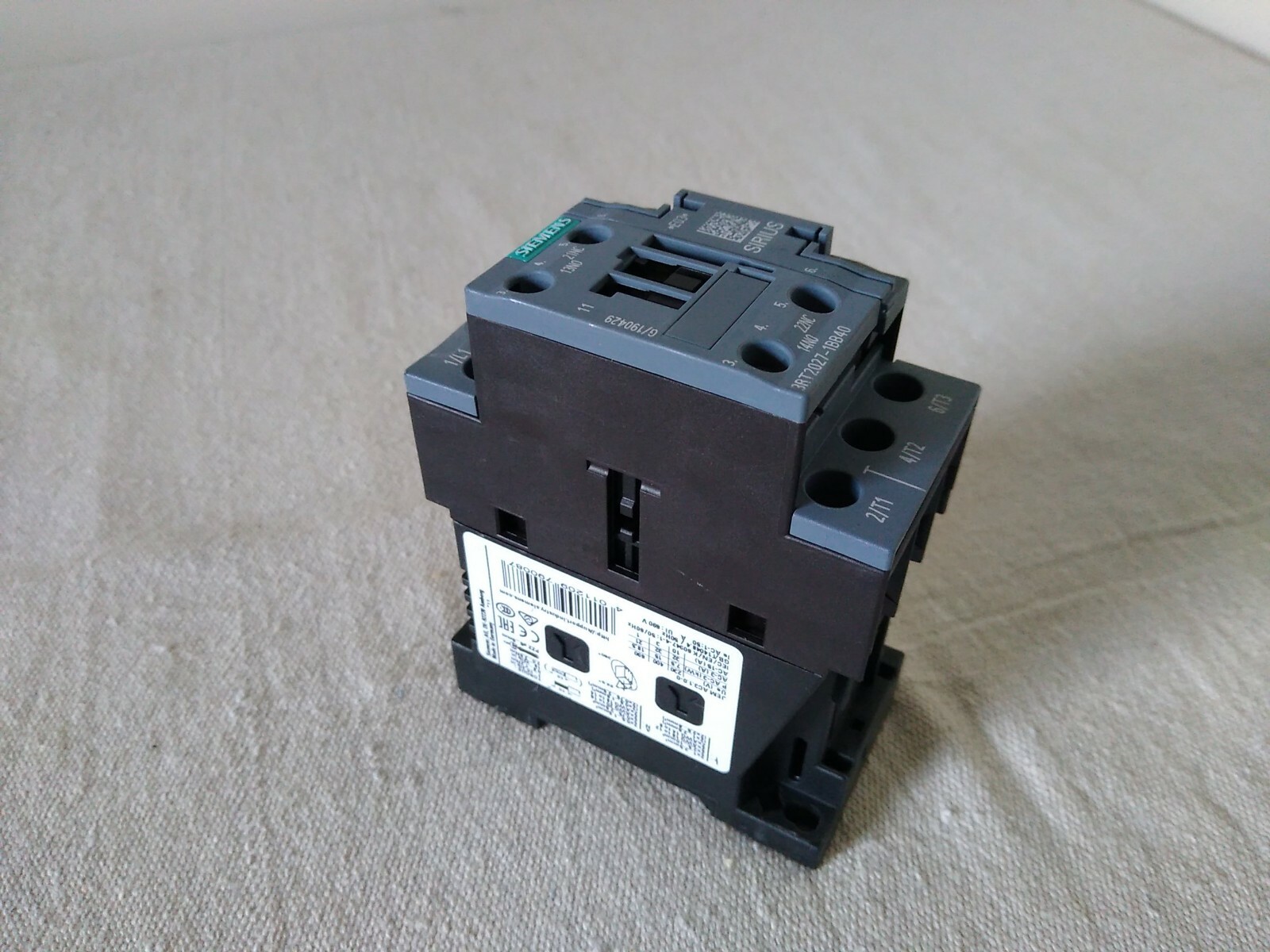 Siemens 3RT2027-1BB40 Sirius Power Contactor | eBay