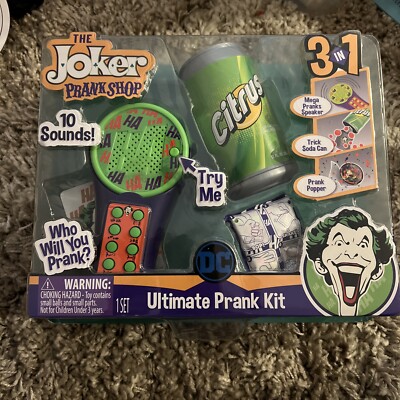 The Joker Prank Shop Ultimate Prank Kit, 3 In 1 Set, By DC Comics | eBay