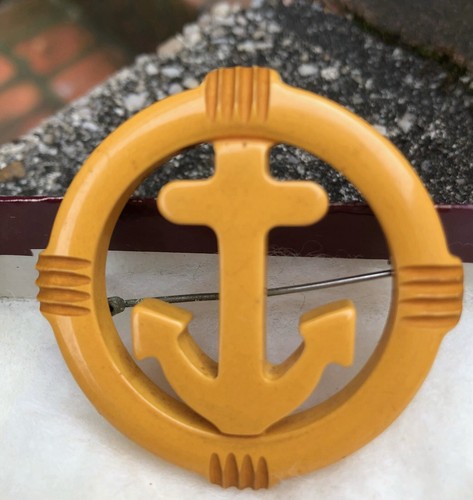 Vintage Bakelite Anchor Pin | eBay
