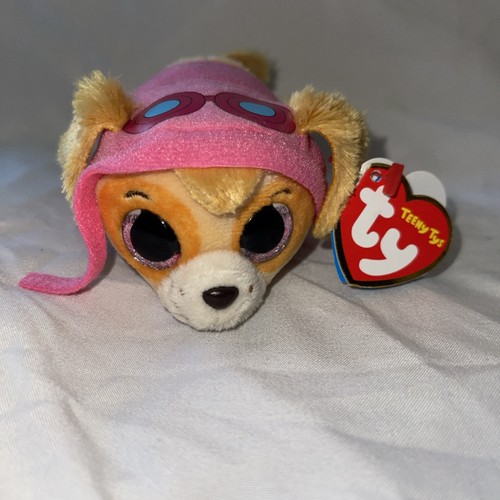 Teeny Ty's Paw Patrol Plush Stackable Lot 4 Toys Zuma Skye Marshall ...