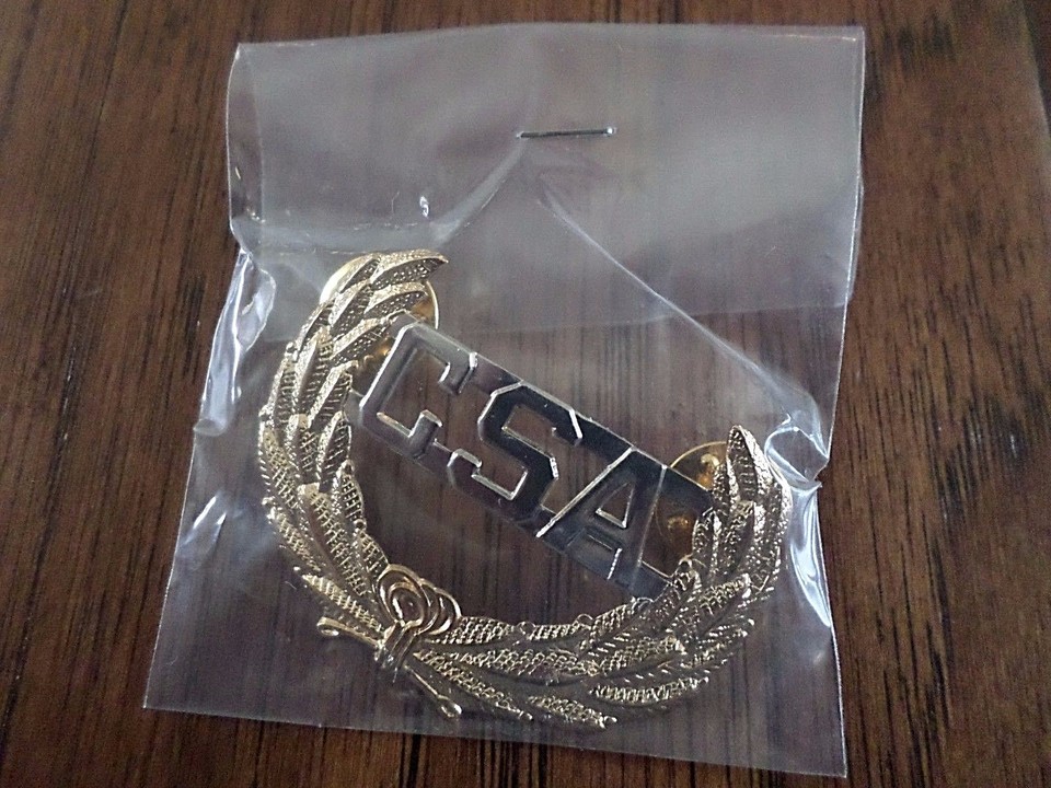 U.S CIVIL WAR C.S.A CAP BADGE INSIGNIA HAT PIN CSA CONFEDERATE STATES ...