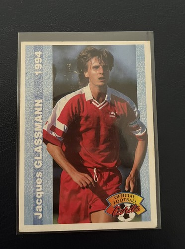 Carte N° 74 Jacques GLASSMANN Milieu Official Football Cards 1994 ...