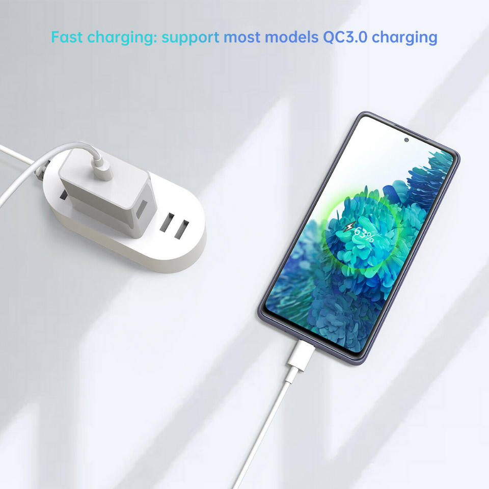 USB-C Portable Charger Adapter Cable For MacBook Laptop Samsung Power ...