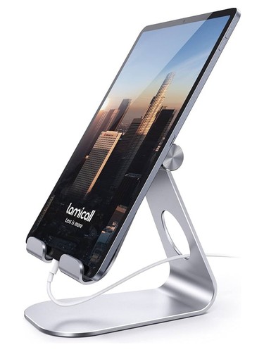 Lamicall | Adjustable Tablet Phone A1 Stand for Desk, Foldable Aluminum ...