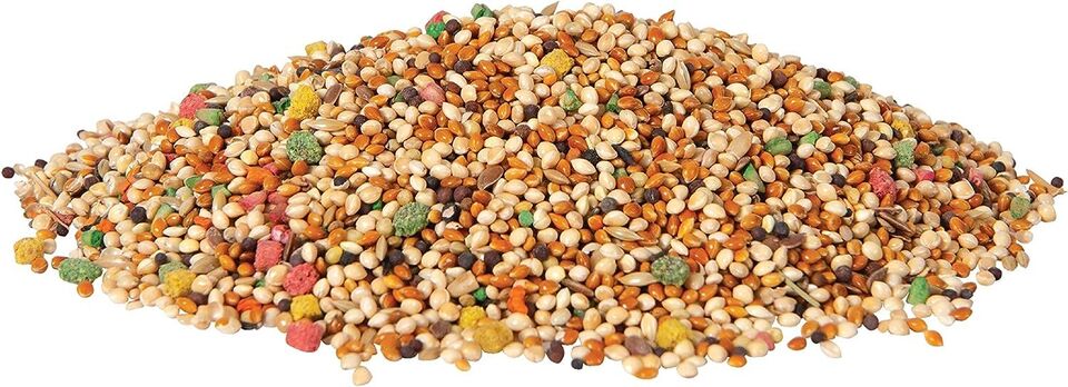 3Lb Small Bird Food-High Vitamin Seed Bird Food For Canaries, Parakeet ...
