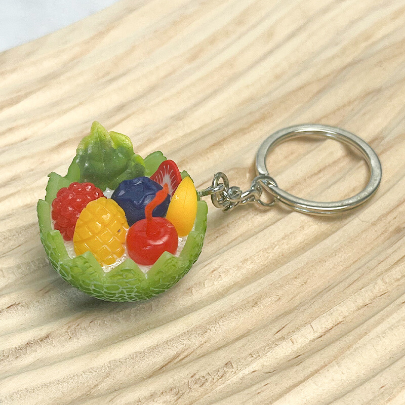 Personalized Simulated Food Smoothie Fruit Fishing Keychain Pendant | eBay