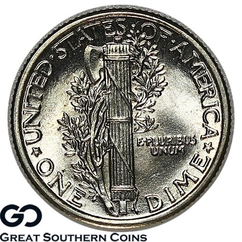 1930 Mercury Dime, Full Split Bands, Superb Gem BU++ FSB | eBay
