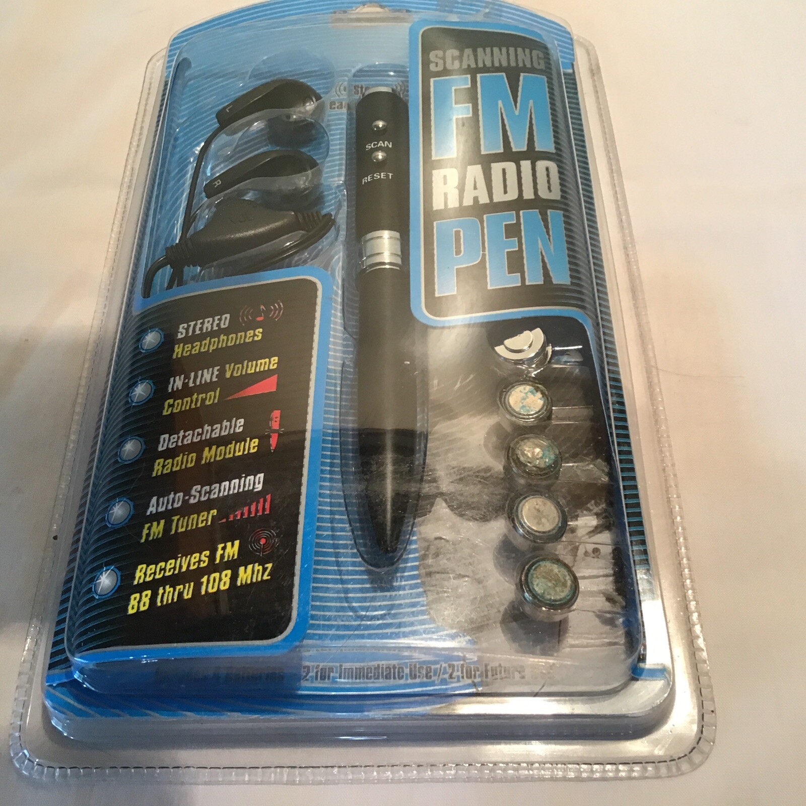 6 Westminister FM Radio PENS NEW OLD Stock In PKG. 6 RADIOS BEING SOLD ...