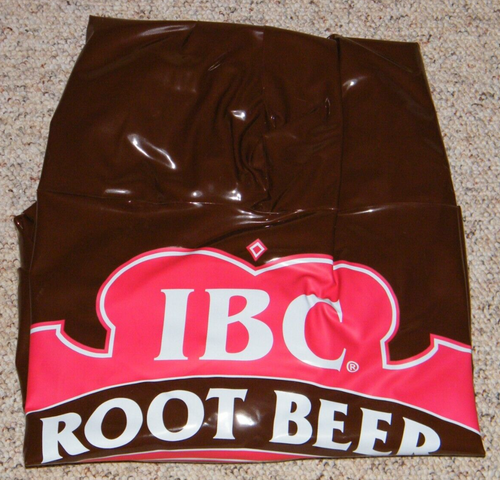 Rare IBC Root Beer Store Promotional Vinyl Blow-Up Bottle Display Soda ...