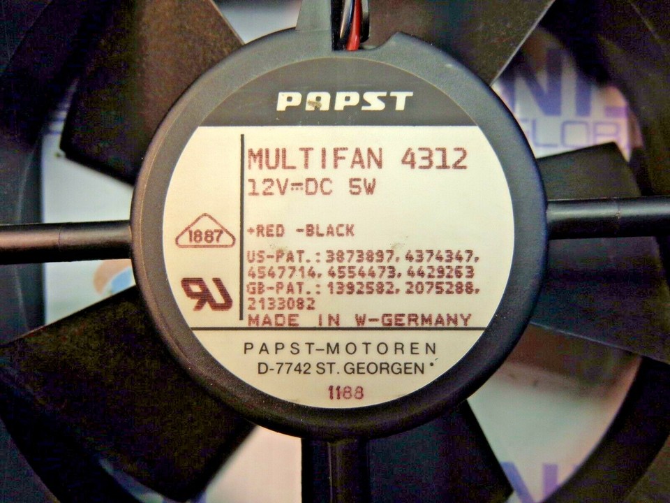 Papst 4312 Multifan 12VDC 5W Fan | eBay