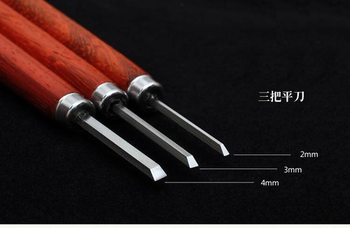 10pcs Wood work knife Micro carving Walnut Oliver Nut Sculpture Carving ...