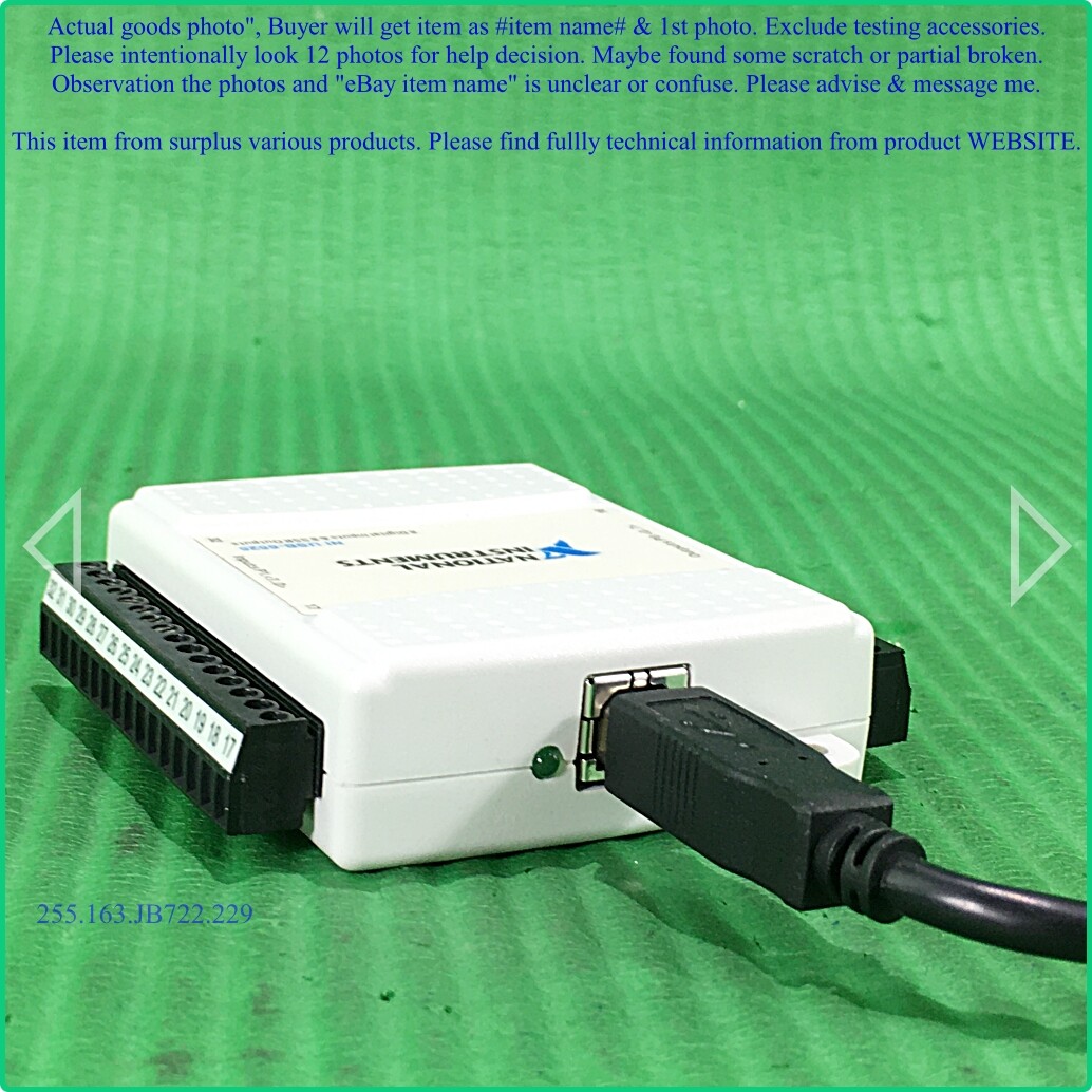 NATIONAL INSTRUMENTS NI USB-6525, DIO Module as photo, 2dφm | eBay