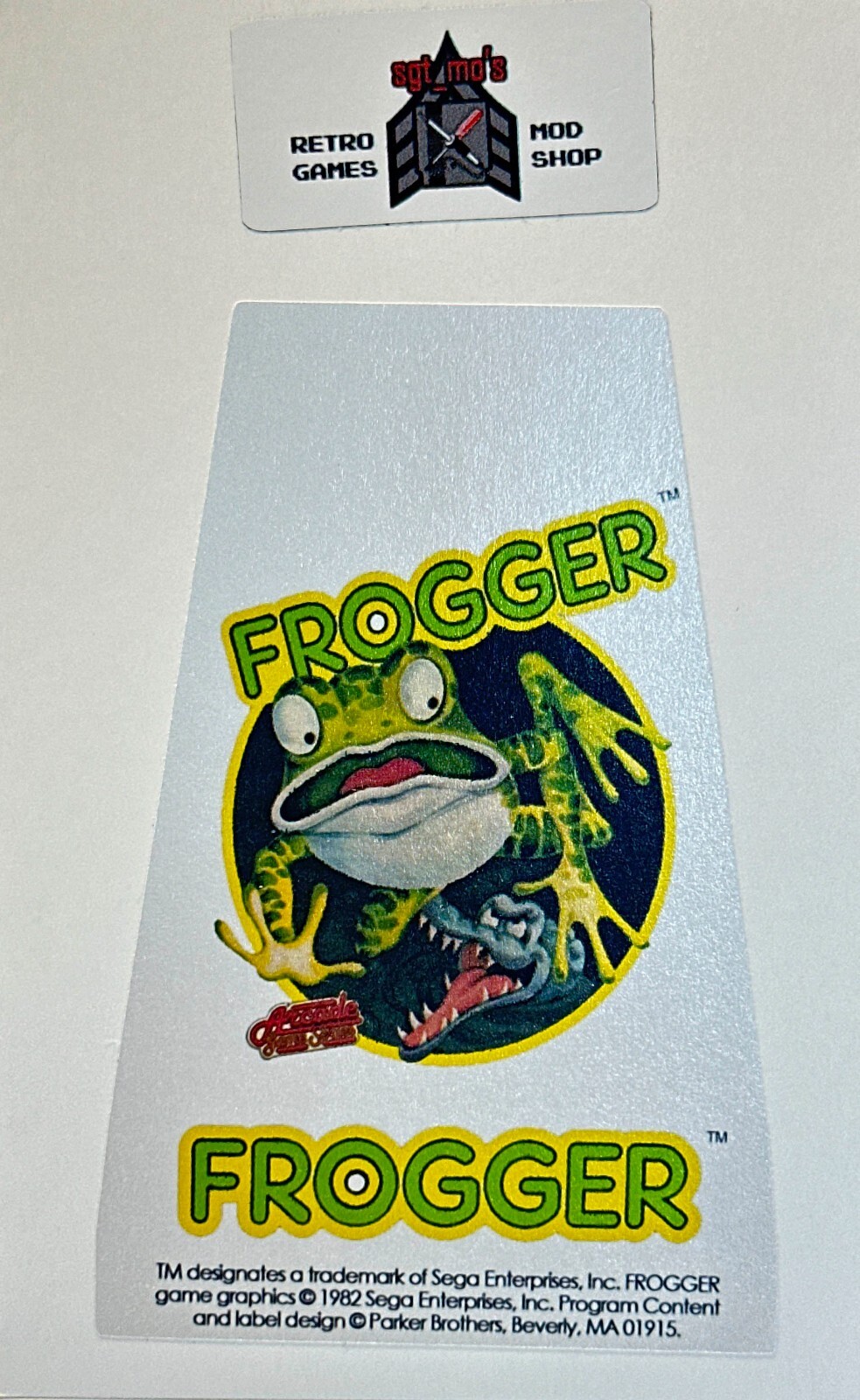 Atari 2600 Replacement Label - Parker Bros - Frogger | eBay