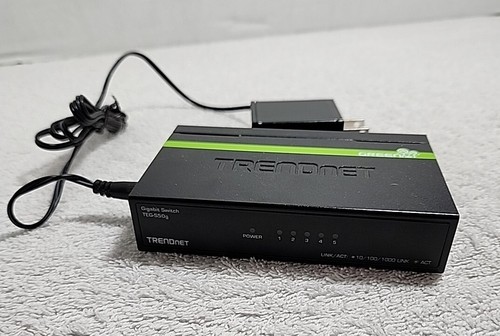 TRENDnet TEG-S50g 5-Port 1Gbit Greennet External Switch | eBay