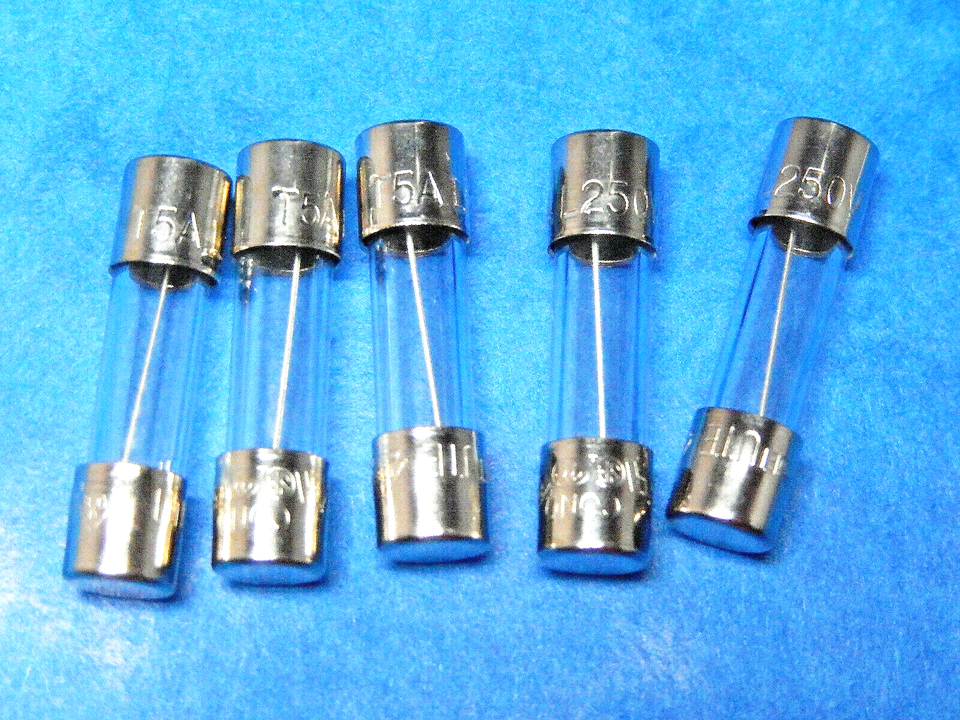 T5AL250V Slow Blow GLASS BODY 5AMP 250V Fuse 5mm x 20mm | eBay UK